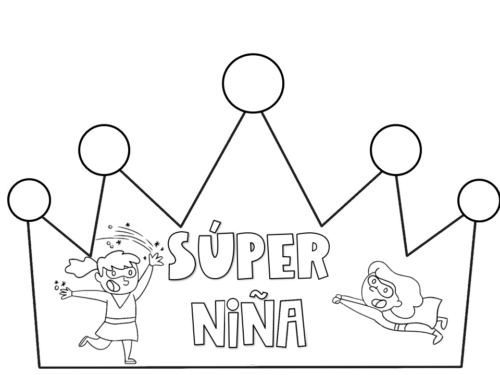 CORONAS DÍA DEL NIÑO 2024 bonitos modelos para colorear -Orientacion ...