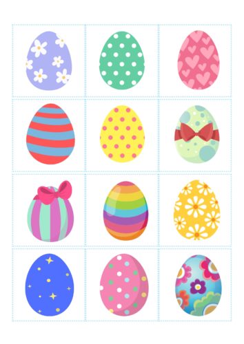 Dibujamos huevos de pascua siguiendo instrucciones escritas ...