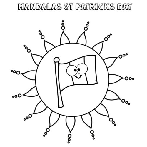 Mandalas St Patricks DAY listas para imprimir y colorear -Orientacion ...