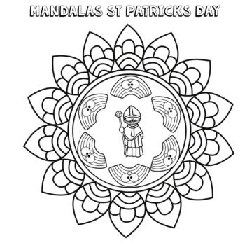 Mandalas St Patricks DAY listas para imprimir y colorear -Orientacion ...