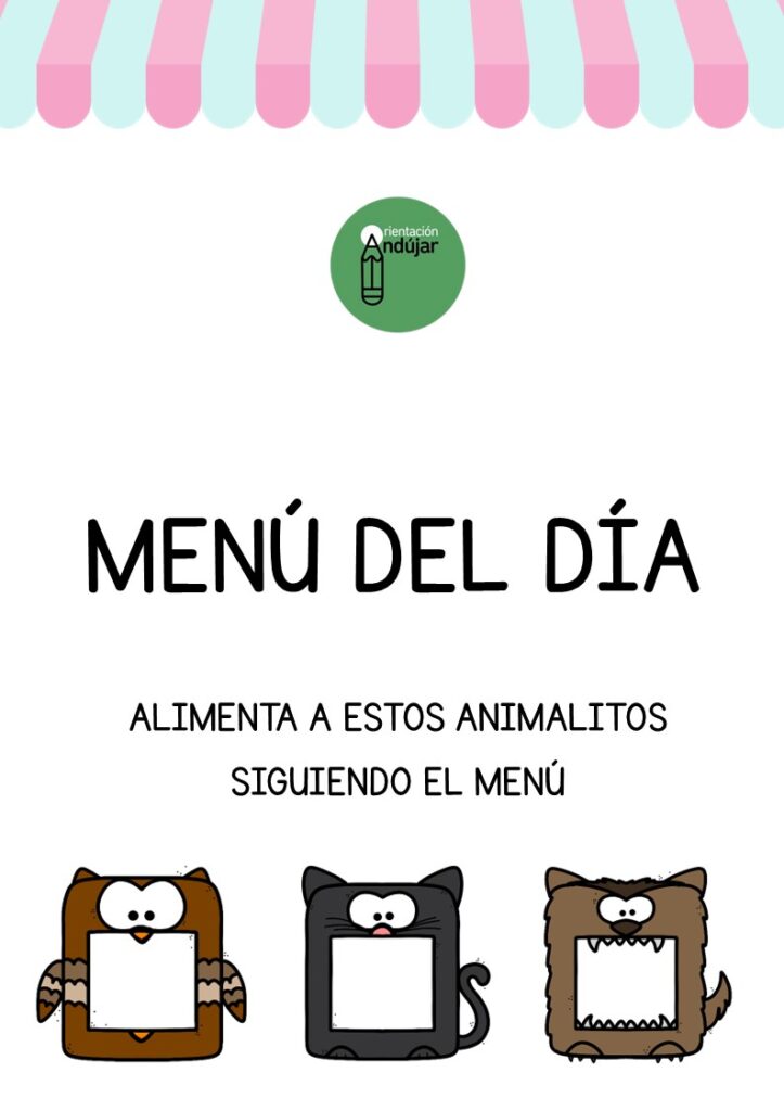 Juego manipulativo de comprensión lectora: Alimenta a estos animalitos ...