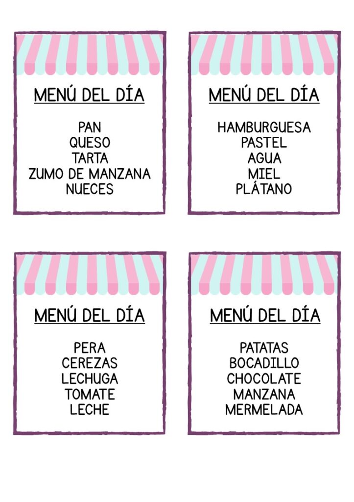 Juego manipulativo de comprensión lectora: Alimenta a estos animalitos ...