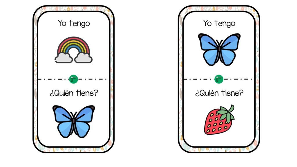 Juego "¿Quién tiene?... Yo tengo" con vocabulario de primavera ...