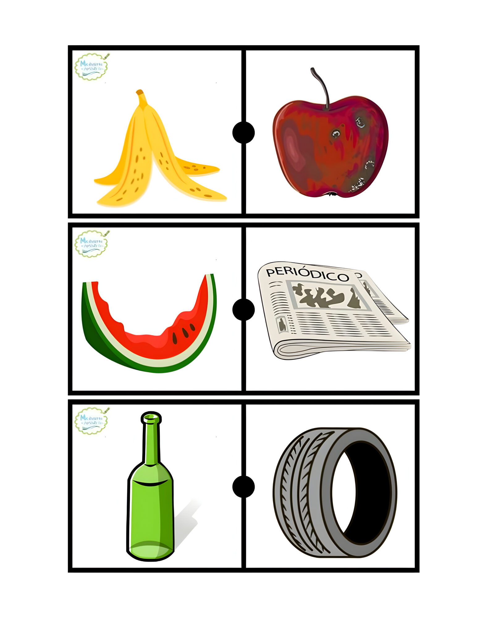 Celebramos el día de la Tierra jugando al Dómino del Reciclaje ...