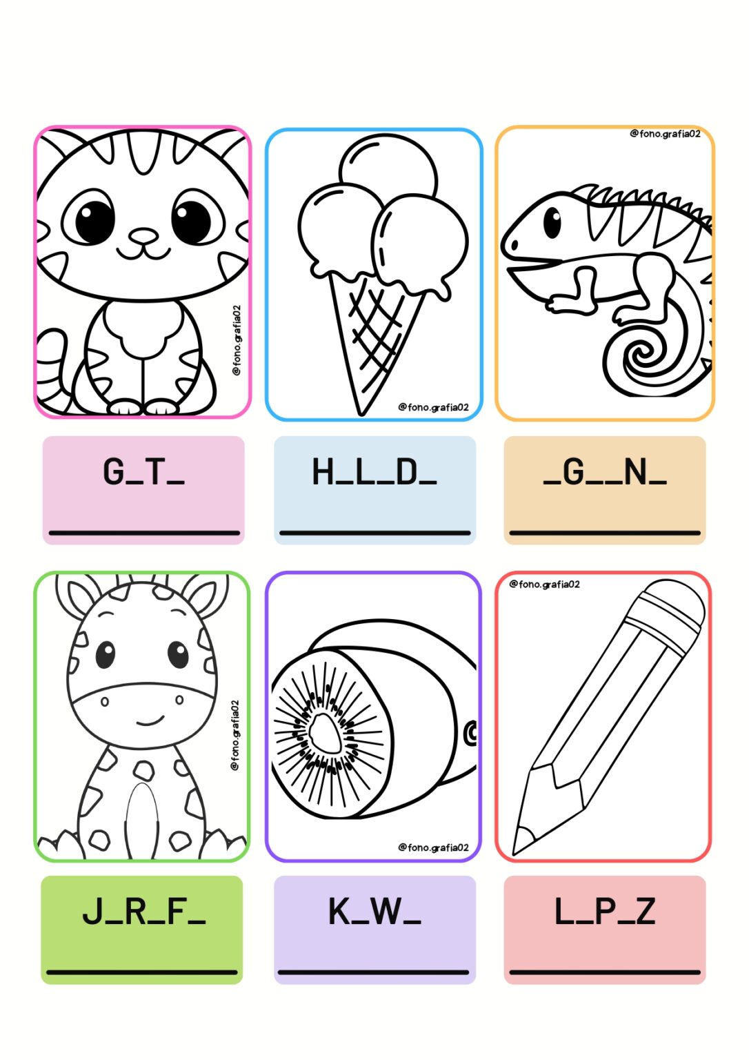 Lectoescritura infantil: Completa las vocales y colorea el dibujo ...