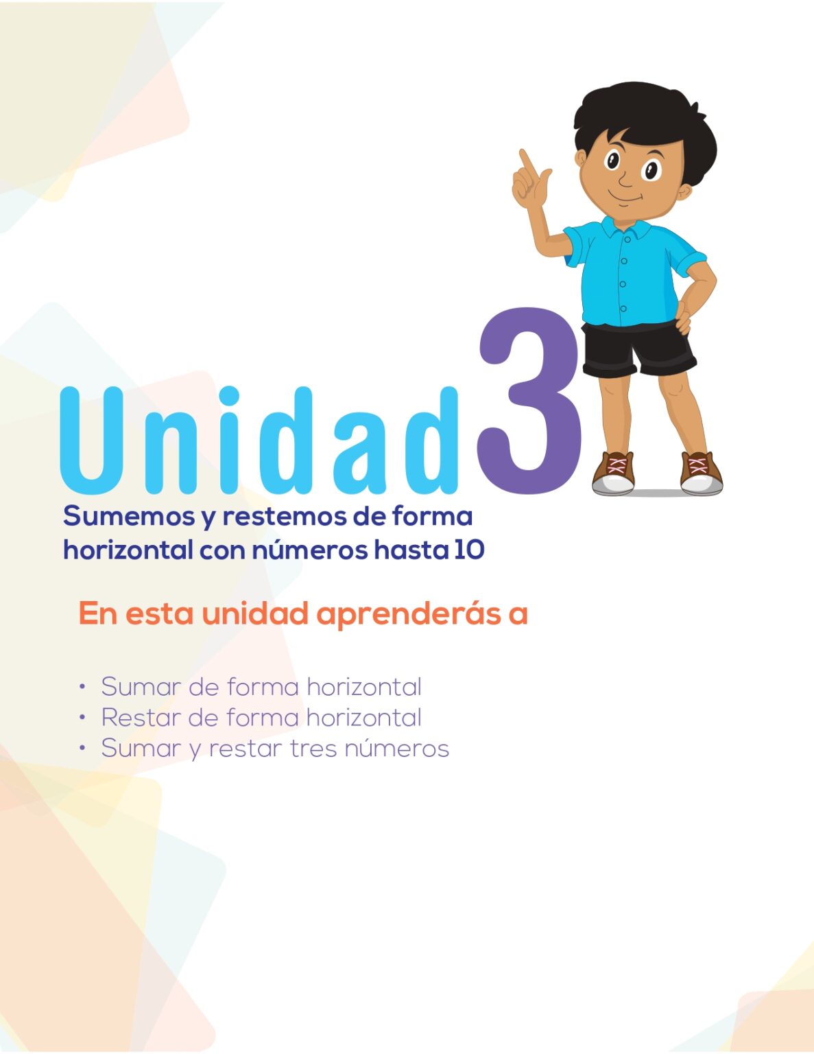 Cuaderno aprendizaje Suma y resta de números hasta 10 -Orientacion Andujar