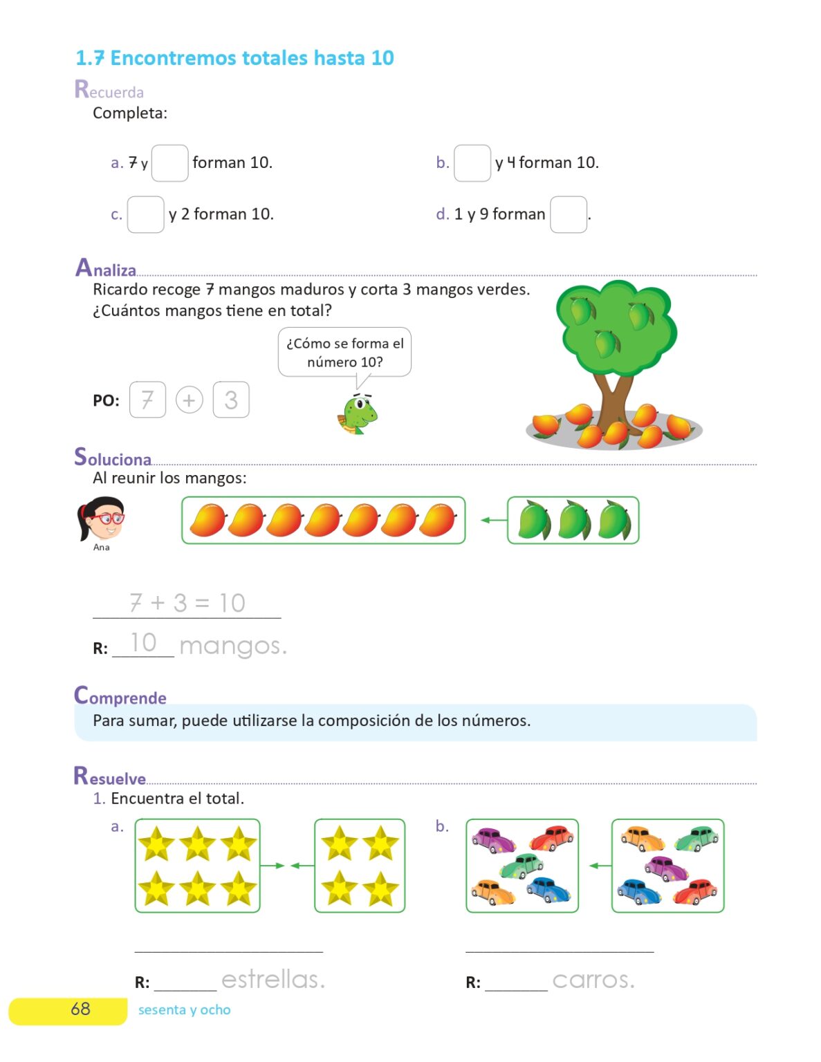 Cuaderno aprendizaje Suma y resta de números hasta 10 -Orientacion Andujar
