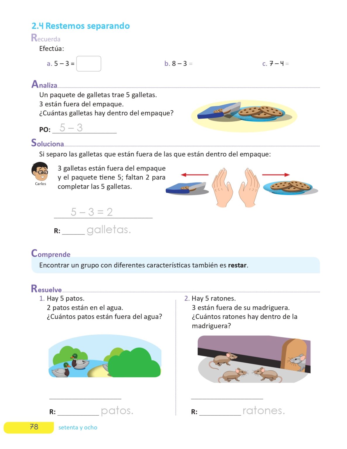 Cuaderno aprendizaje Suma y resta de números hasta 10 -Orientacion Andujar