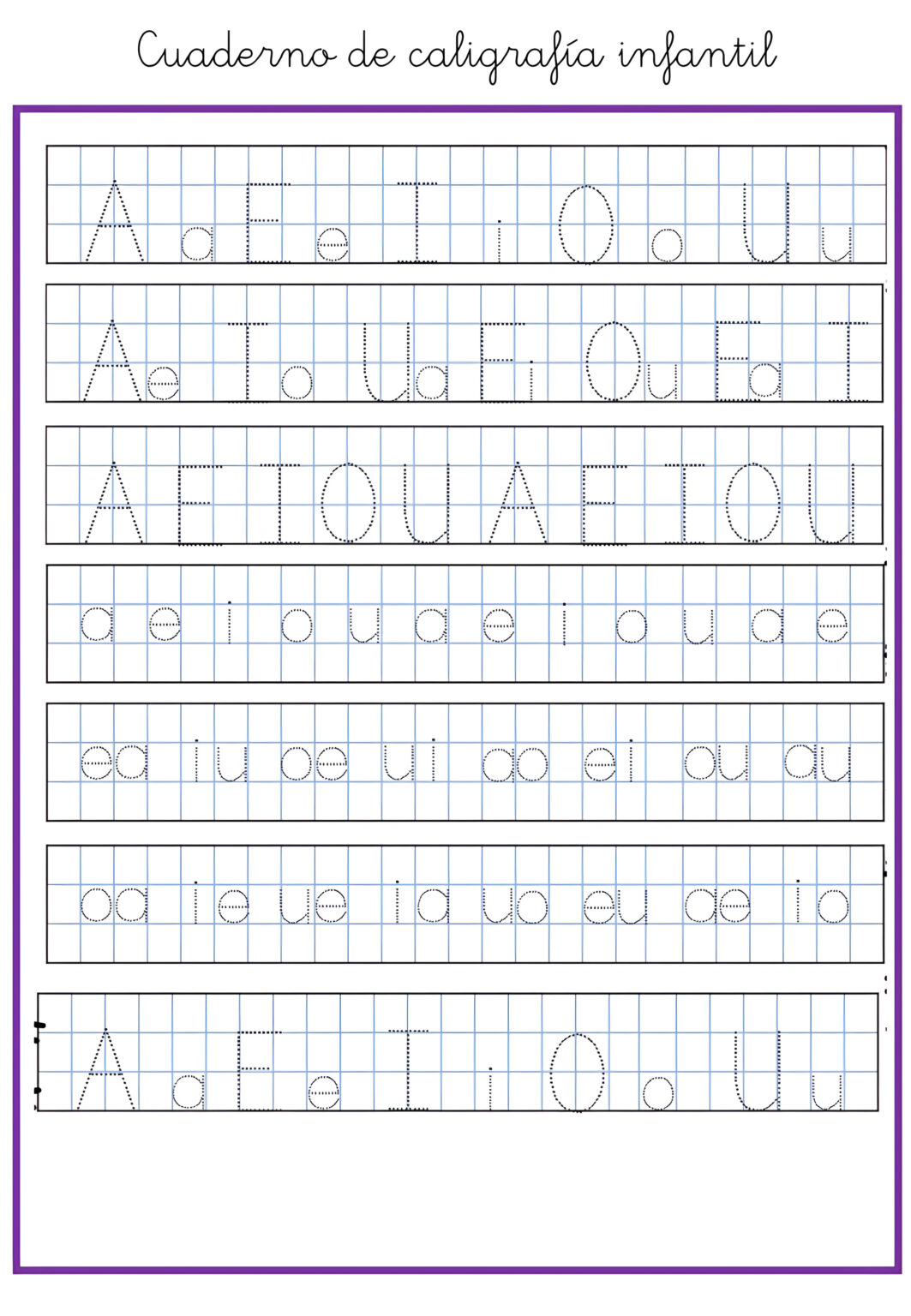 NUEVO CUADERNO de caligrafía para infantil mejoramos la letra de los mas peques - Actividades de ...