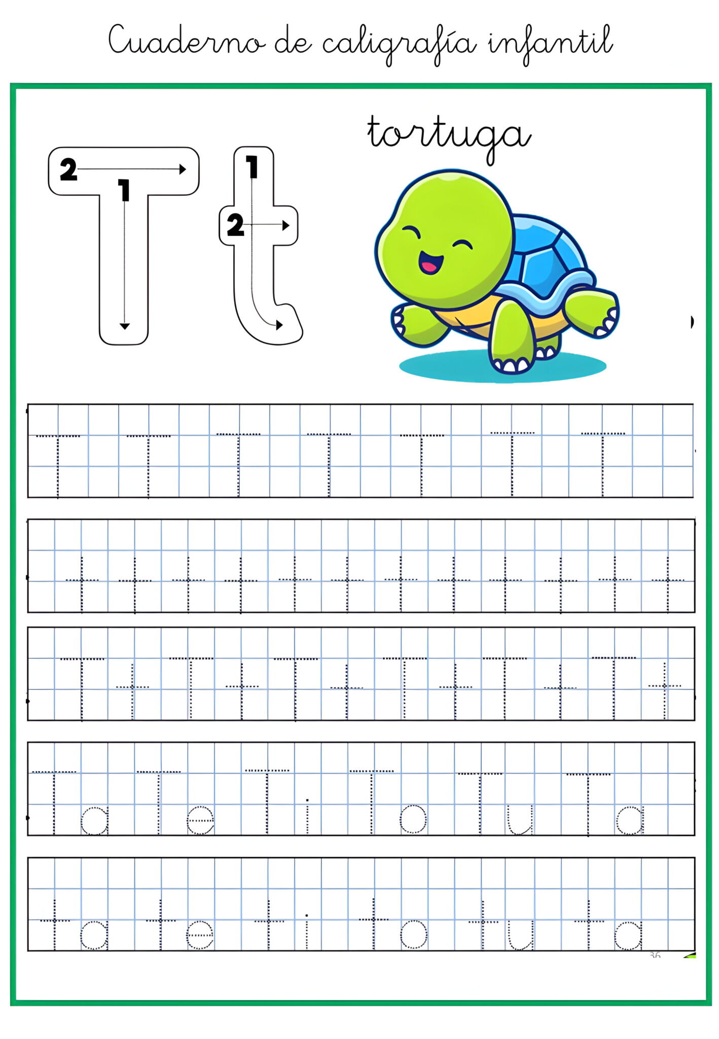 NUEVO CUADERNO de caligrafía para infantil mejoramos la letra de los ...