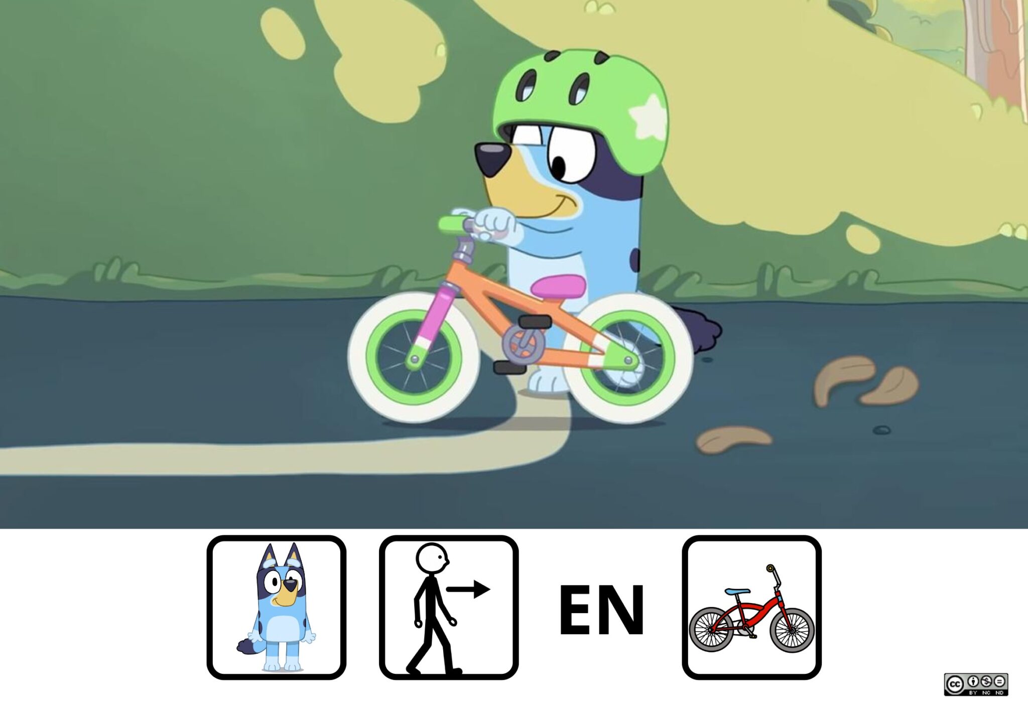 EL CUENTO DE BLUEY ADAPTADO CON PICTOGRAMAS -Orientacion Andujar