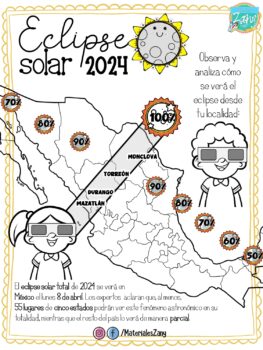 Eclipse solar cuadernillo de trabajo para primaria -Orientacion Andujar