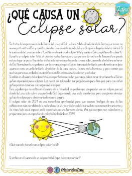 Eclipse solar cuadernillo de trabajo para primaria -Orientacion Andujar