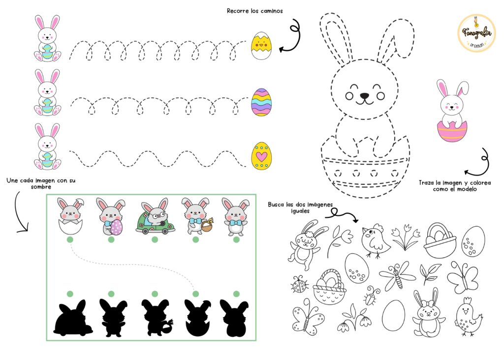 Preciosas fichas de atención para alumnos de Infantil con temática de ...