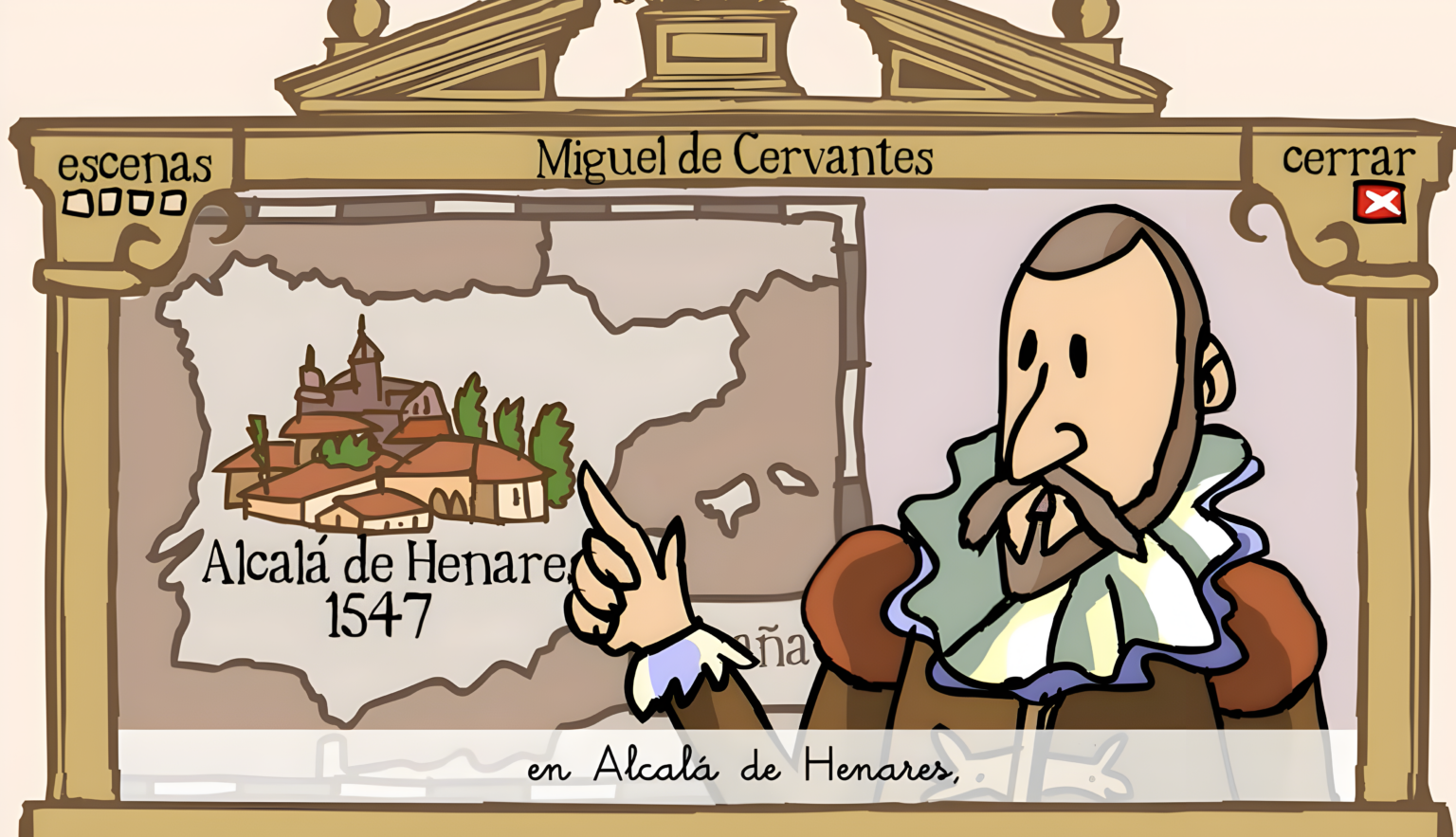 La biografia de Miguel de Cervantes para niños Día del libro (video ...