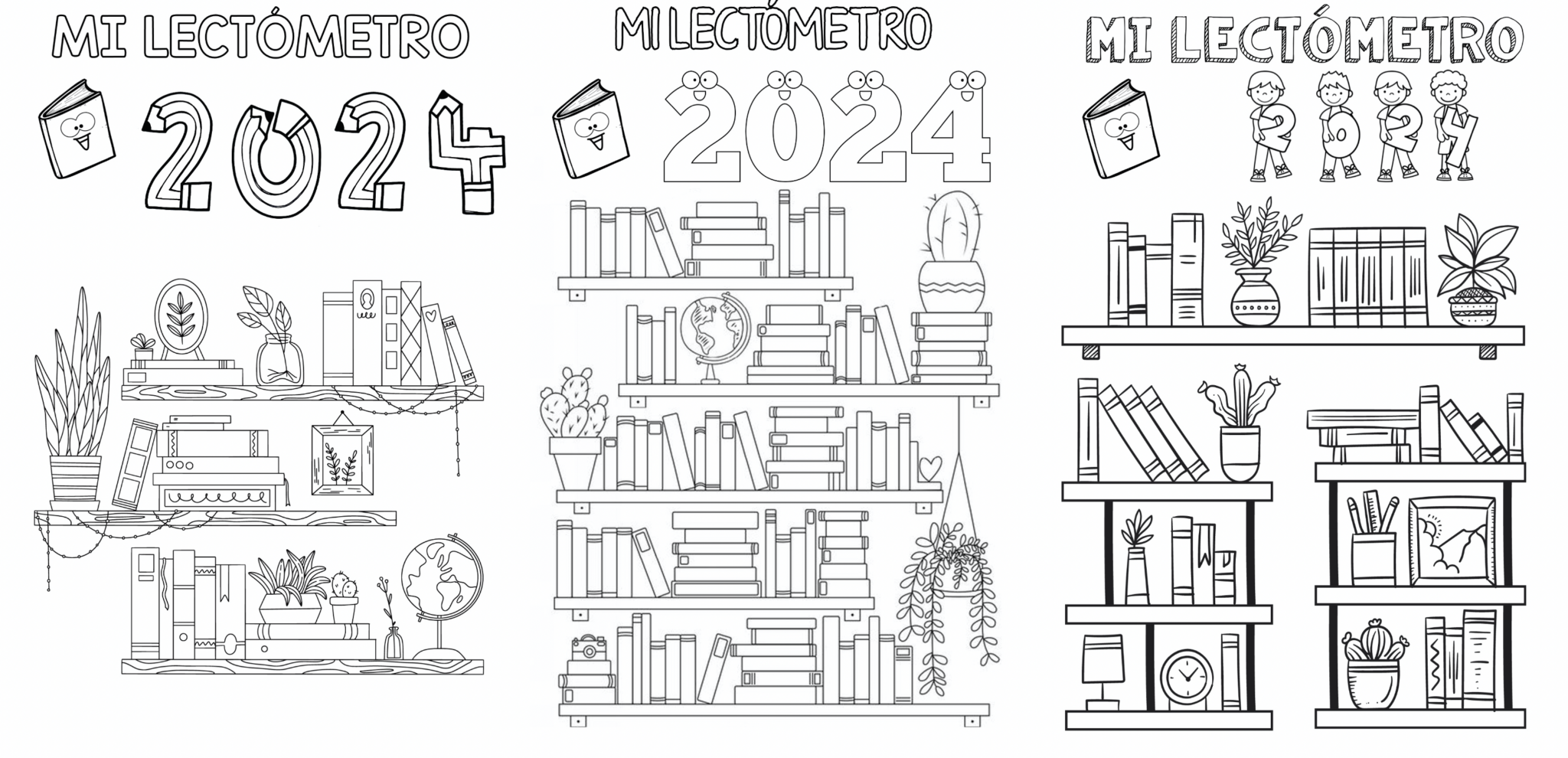 MI LECTOMETRO COLOREANDO 2024 DIA DEL LIBRO -Orientacion Andujar