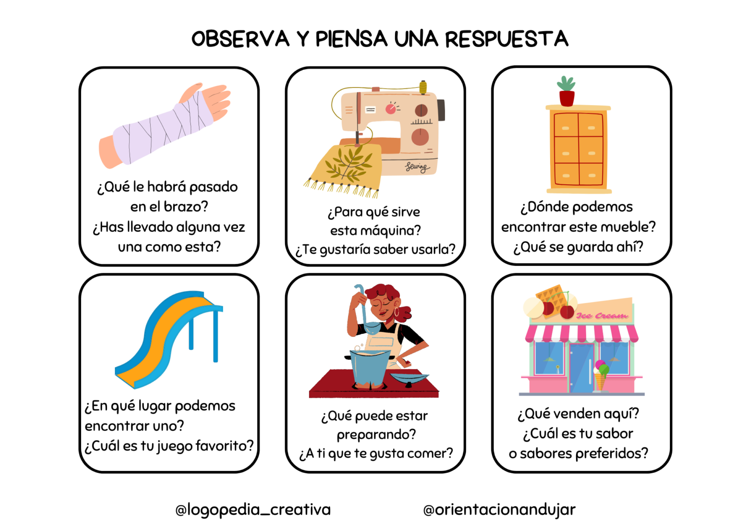 TARJETAS INFERENCIAS trabajamos comprensión, razonamiento y lenguaje ...
