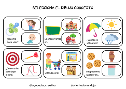 TARJETAS INFERENCIAS trabajamos comprensión, razonamiento y lenguaje ...