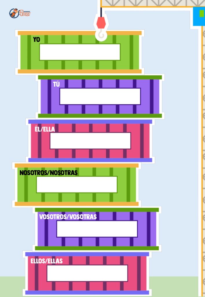 "El puerto de los verbos" para trabajar la conjugación verbal ...