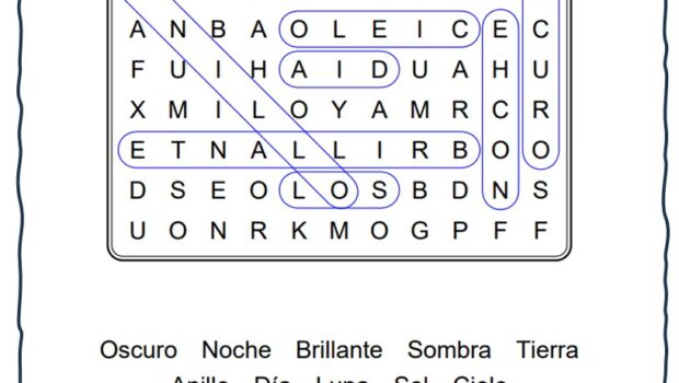 sencilla sopa de letras primer ciclo trabajamos eclipse solar 2024 (2 ...