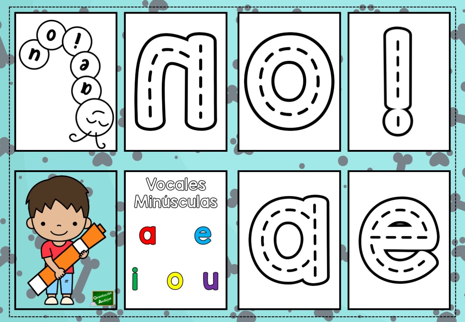 2 MINILIBROS Educativos para trabajar el trazo de las vocales ...