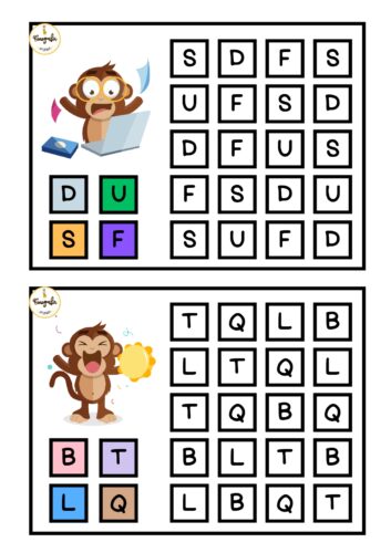 Actividad para trabajar el Reconocimiento de Letras -Orientacion Andujar