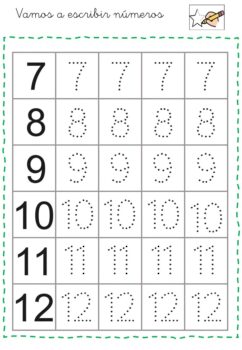 Aprendemos a escribir los números del 1 al 100 -Orientacion Andujar
