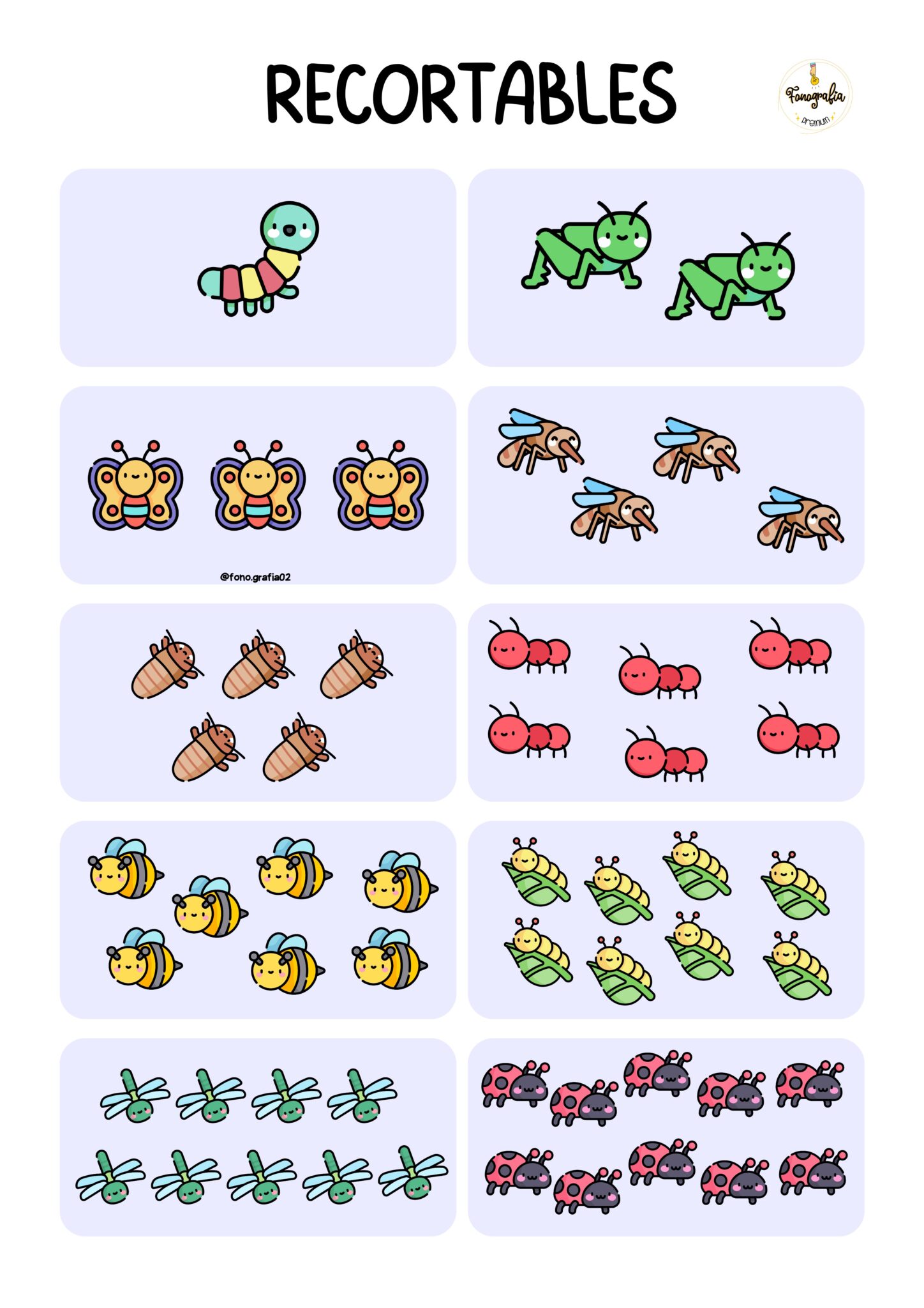 Plantillas variadas para favorecer el aprendizaje en infantil letras ...