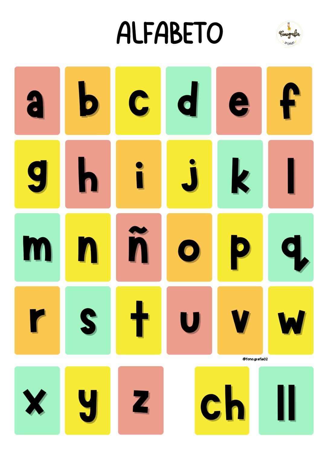 Plantillas variadas para favorecer el aprendizaje en infantil letras ...