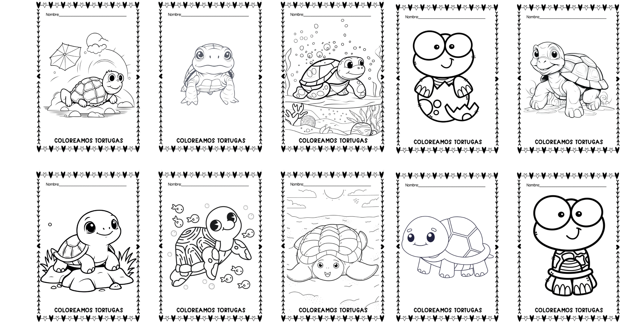 dibujos de tortugas para colorear y divertirse imagenes gratis ...