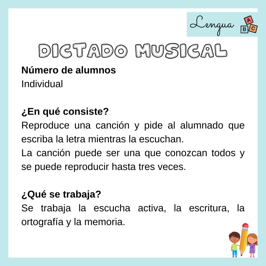 Recopilatorio de 12 dictados divertidos y diferentes para hacer en tus ...