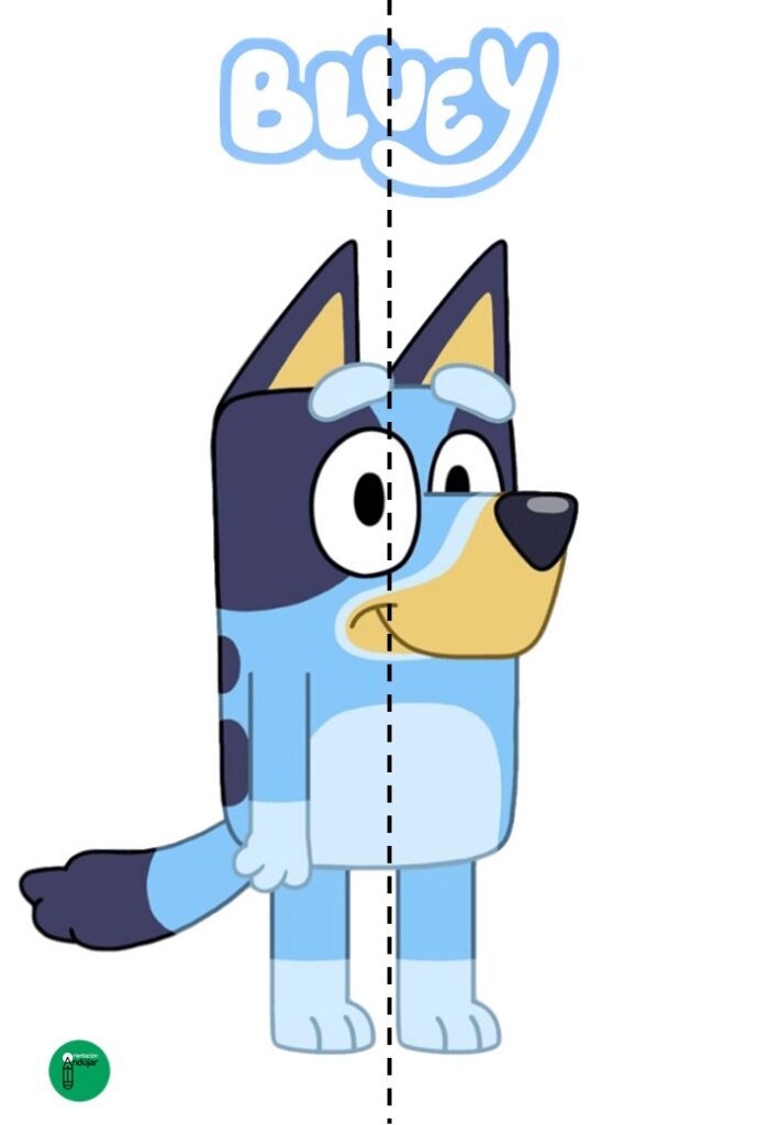 Lapbook interactivo de la familia Bluey -Orientacion Andujar