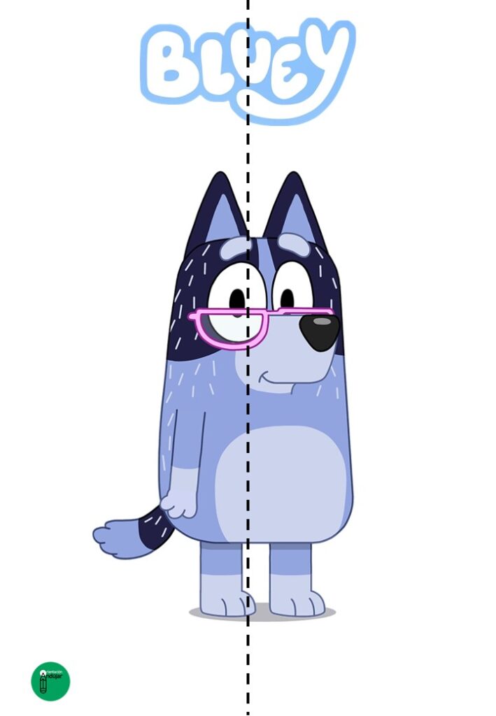 Lapbook interactivo de la familia Bluey -Orientacion Andujar