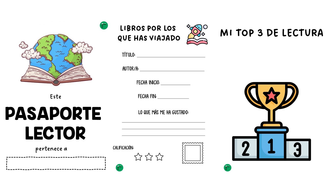 Animación a la Lectura Bonito pasaporte de lector -Orientacion Andujar