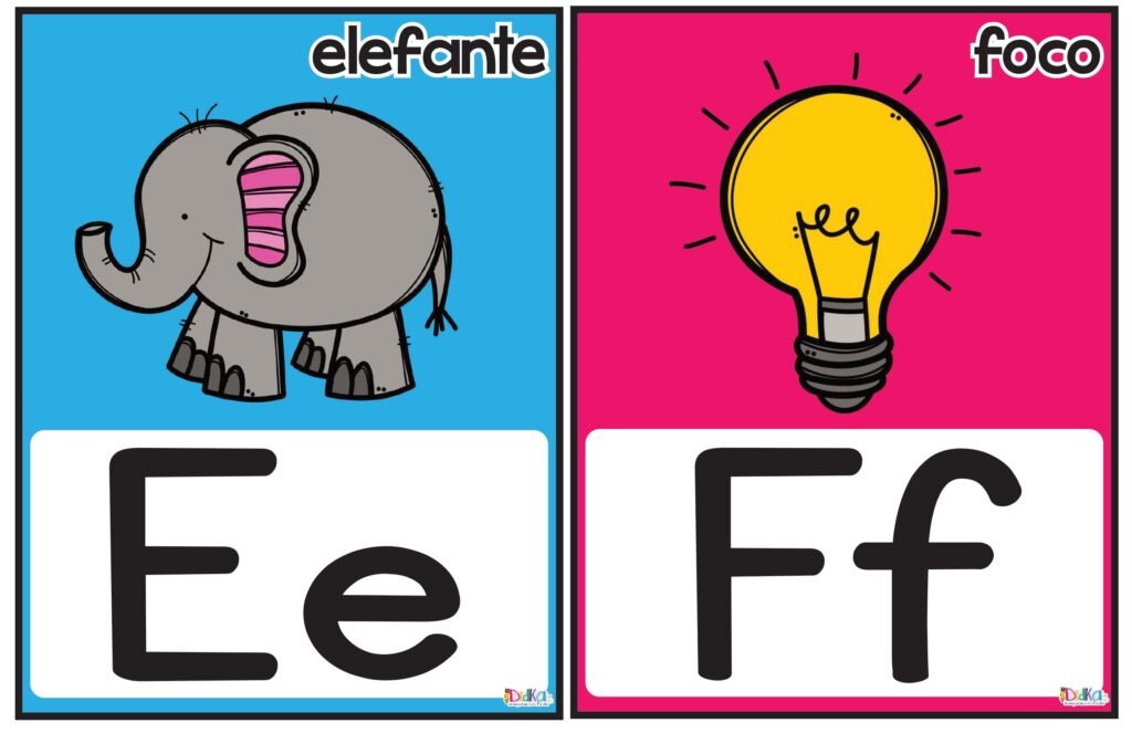 Precioso abecedario de pared con ilustraciones -Orientacion Andujar