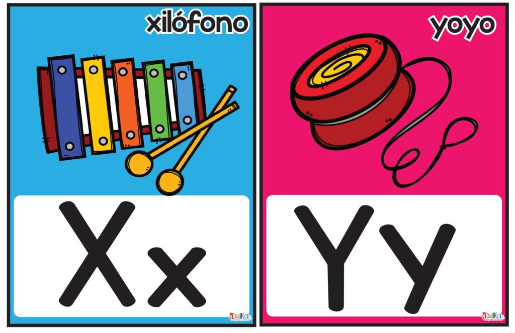 Precioso abecedario de pared con ilustraciones -Orientacion Andujar