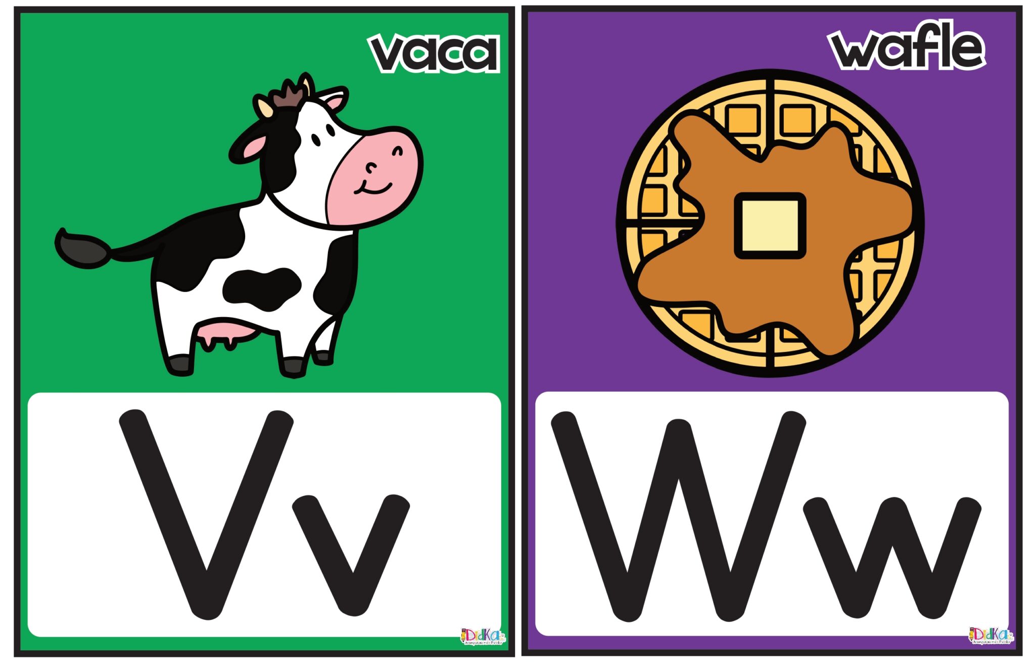 Precioso abecedario de pared con ilustraciones -Orientacion Andujar