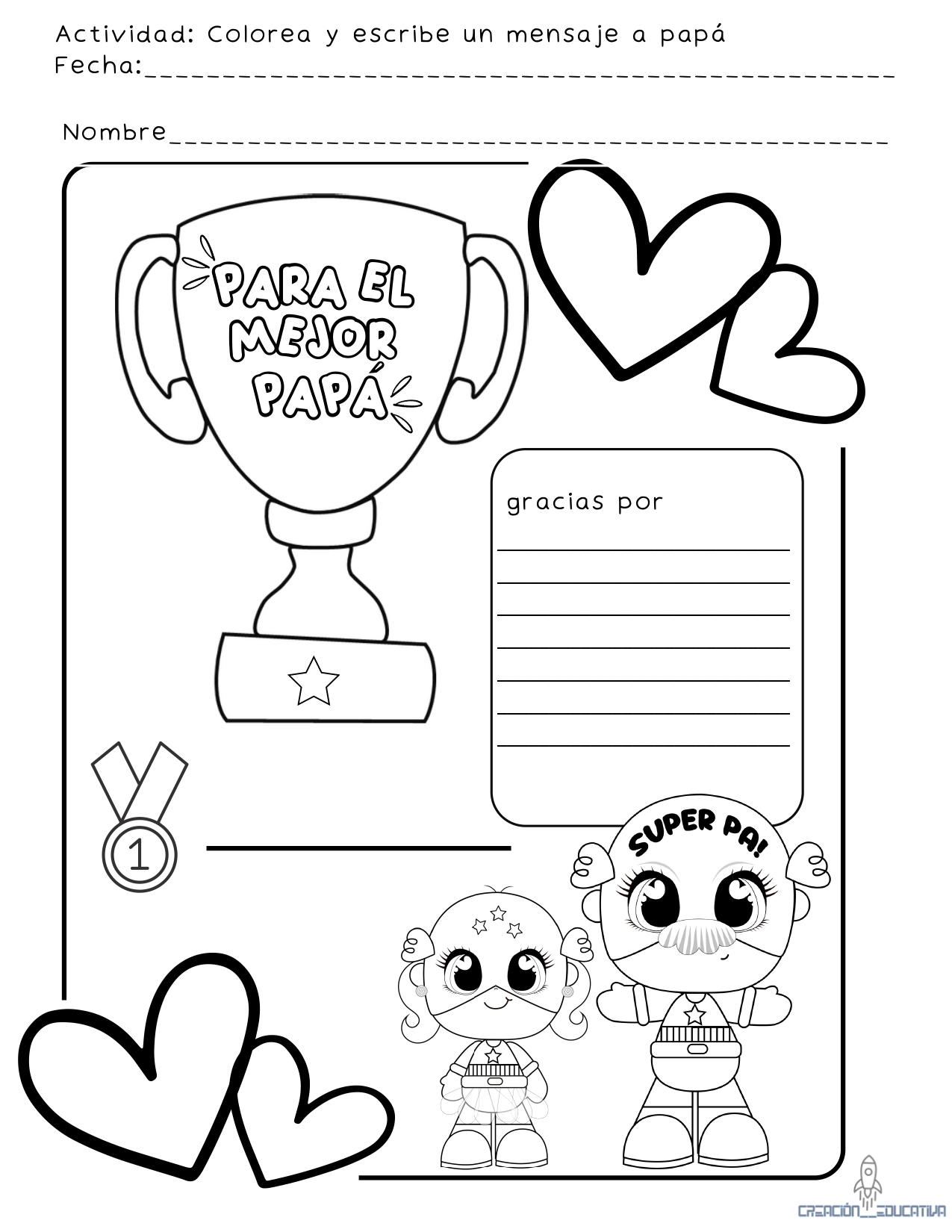 Actividades divertidas para hacer el día del padre -Orientacion Andujar