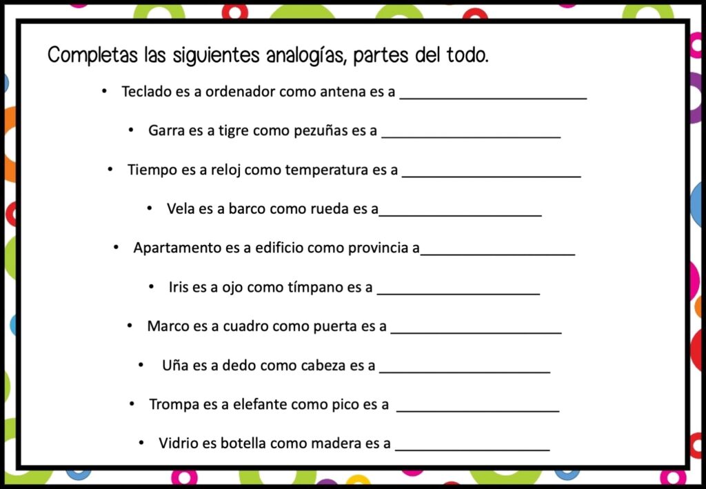 ESTIMULACIÓN COGNITIVA CON ABSURDOS Y ANALOGÍAS CON SOLUCIONES ...
