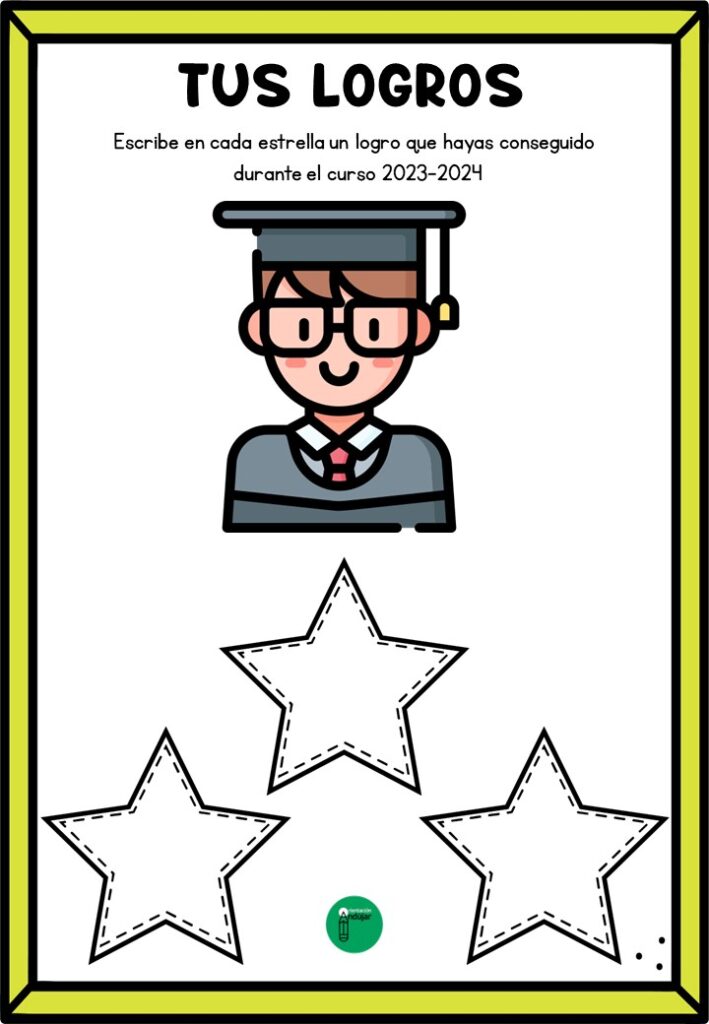 Dinámica últimos días de clase: Logros del curso 2023-2024 -Orientacion ...