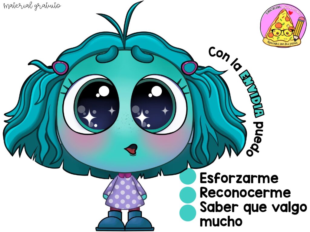 Recurso ilustrativo para trabajar las emociones con los personajes de ...