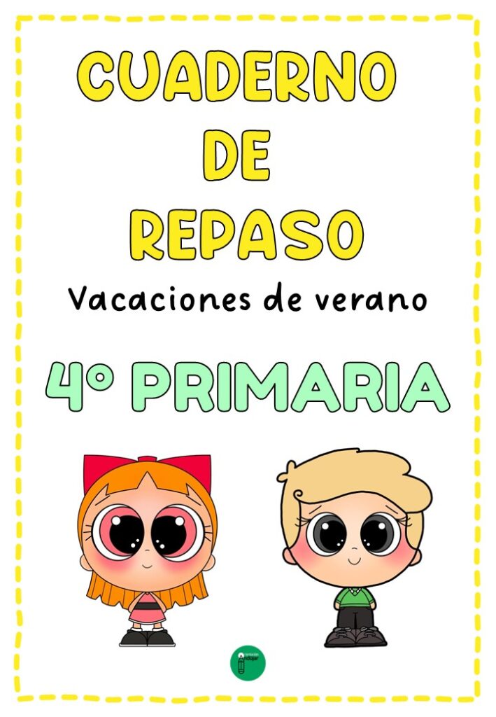 Cuaderno de repaso 4º Primaria para las vacaciones de verano ...