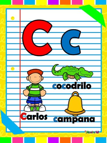 Bonito carteles para el aula. ALFABETO MAYUSCULAS Y MINUSCULAS ...