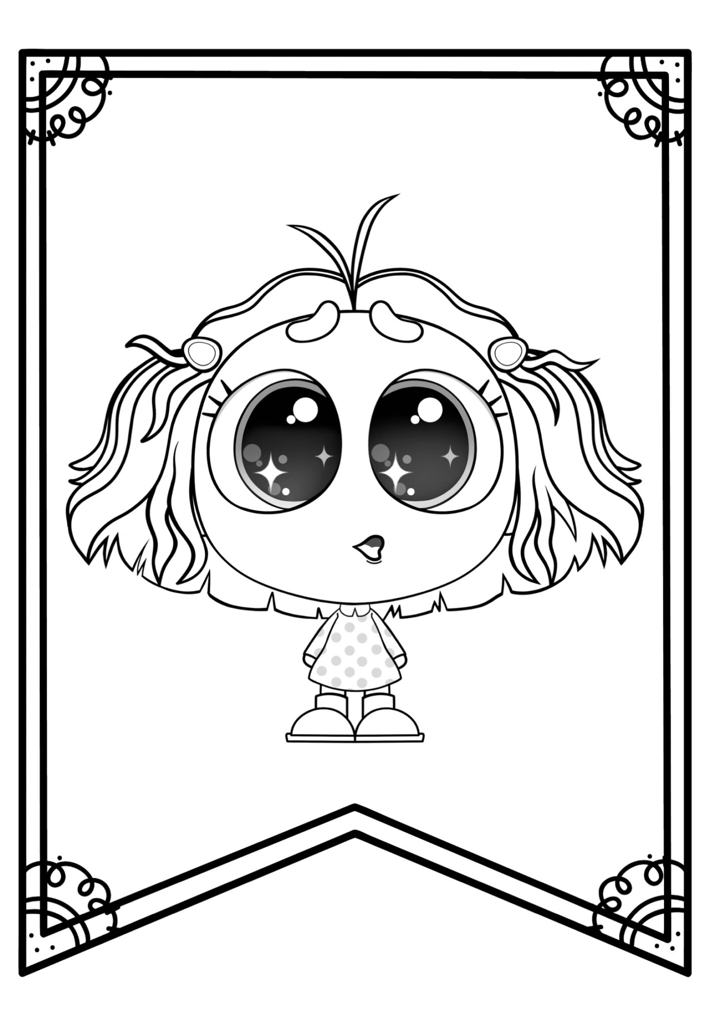 Banderines para colorear intensamente 2 del revés 2 -Orientacion Andujar