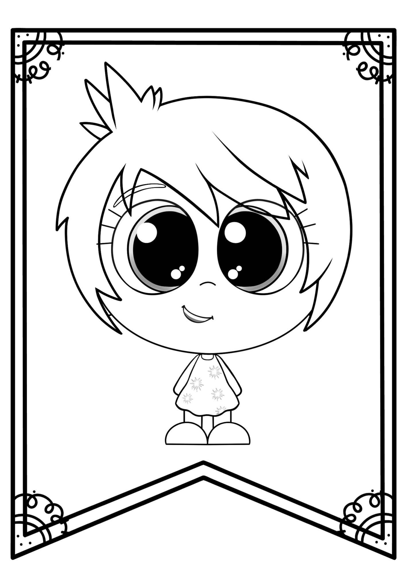 Banderines para colorear intensamente 2 del revés 2 -Orientacion Andujar