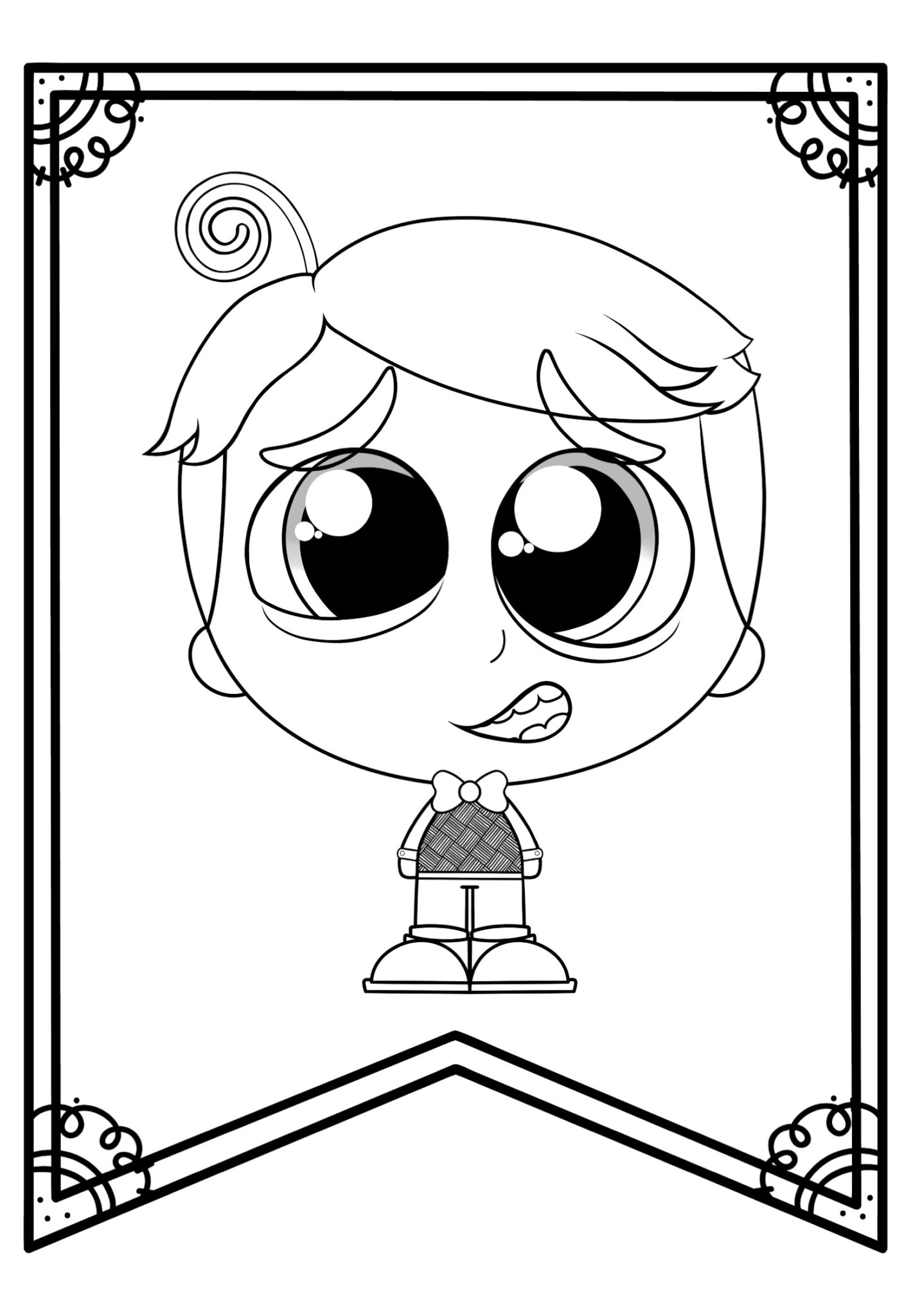 Banderines para colorear intensamente 2 del revés 2 -Orientacion Andujar