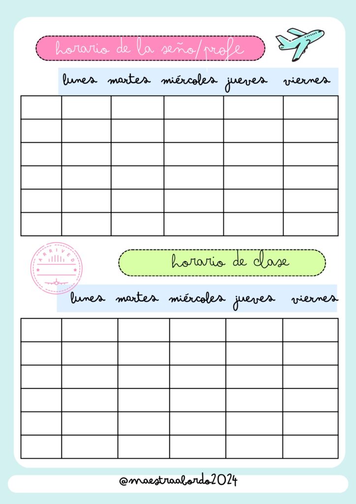 ToTalmente gratis Completa agenda CUADERNO docente para el curso 2024 ...