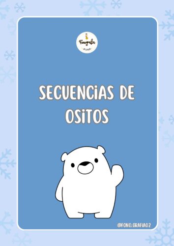 Ejercicios para trabajar secuencias y patrones con ositos. -Orientacion ...