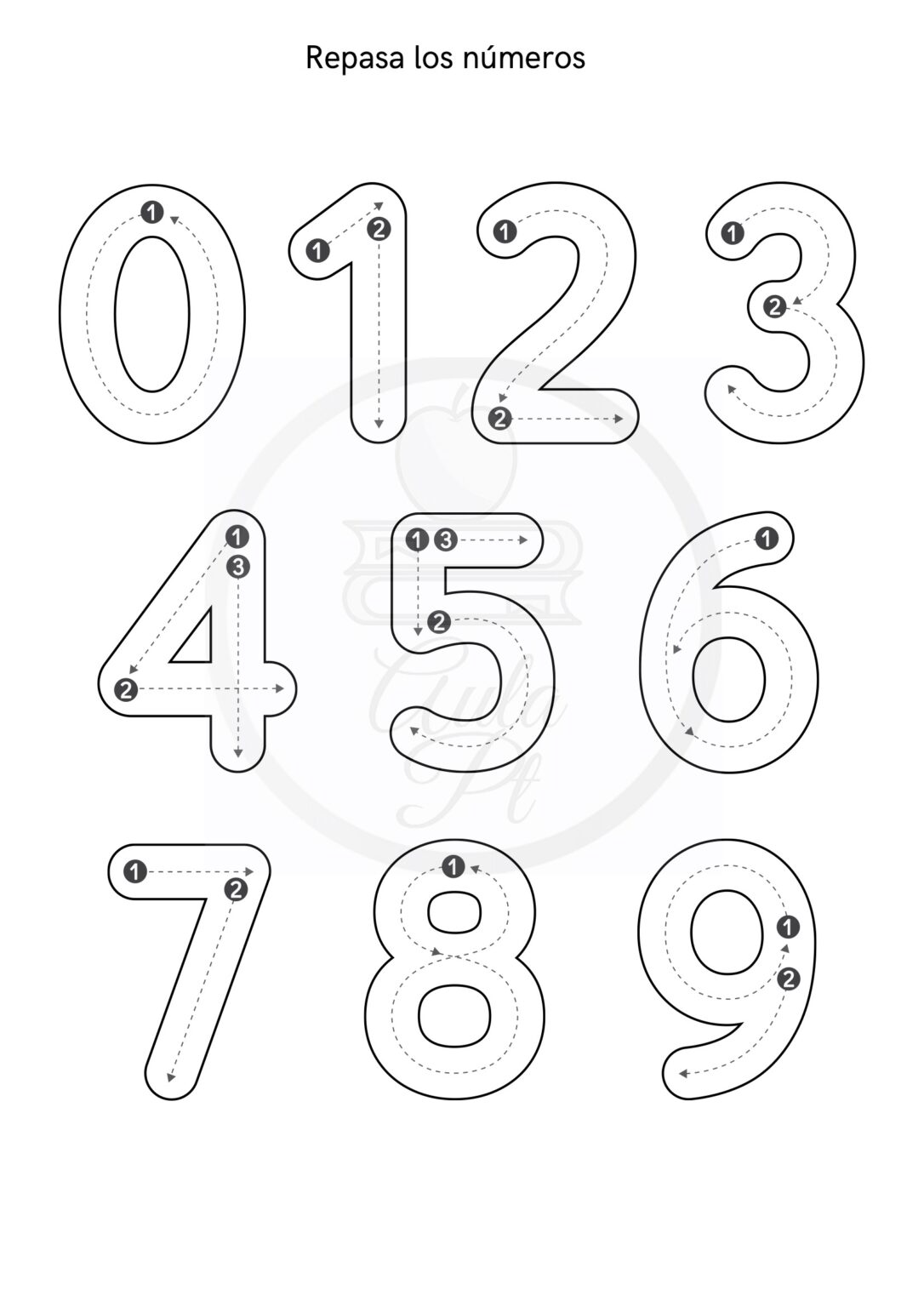 Cuadernillo 50 pag. para trabajar los números del 1 al 9 -Orientacion ...