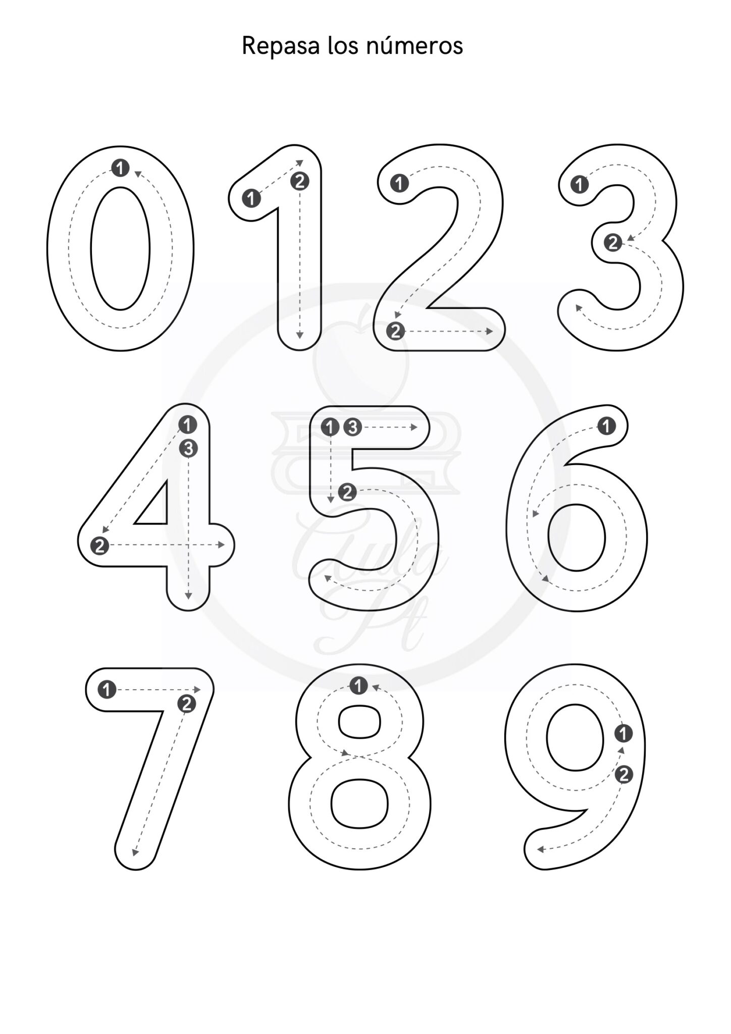 Cuadernillo 50 pag. para trabajar los números del 1 al 9 -Orientacion ...